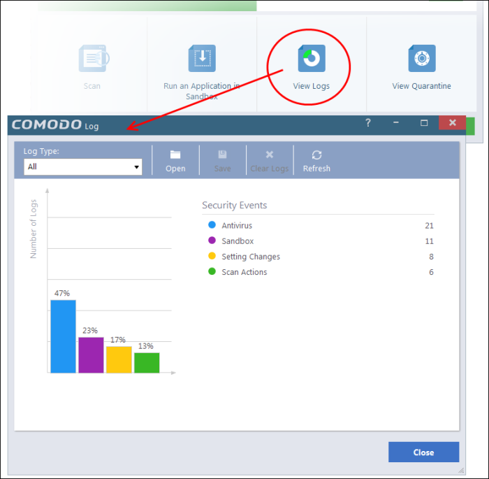 View CCAV Logs, View CCAV Logs, Log Monitor, Sandbox Filter | Cloud ...