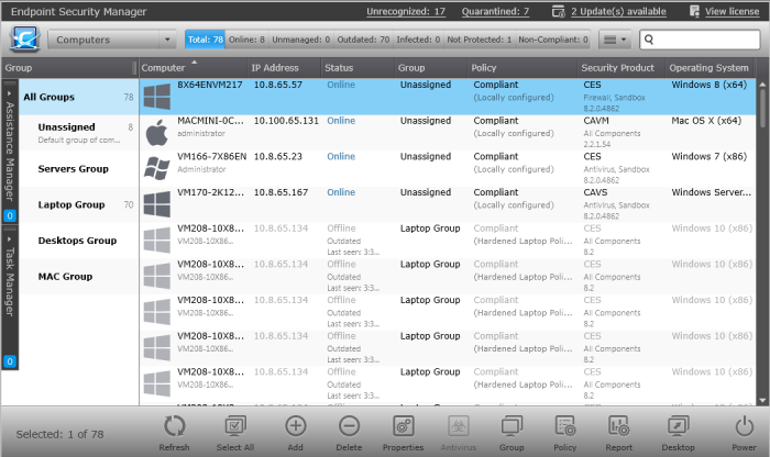 Comodo Endpoint Security Manager -Introduction v3.5 - Professional ...