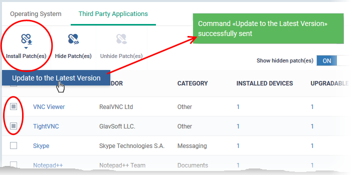 Install 3rd Party Application Patches On Windows Endpoints, Patch ...