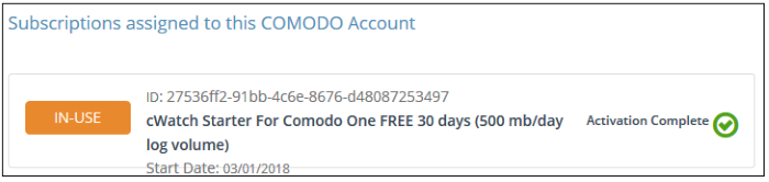 Add cWatch, Managed Desktop Services, Comodo One Web Console | Comodo