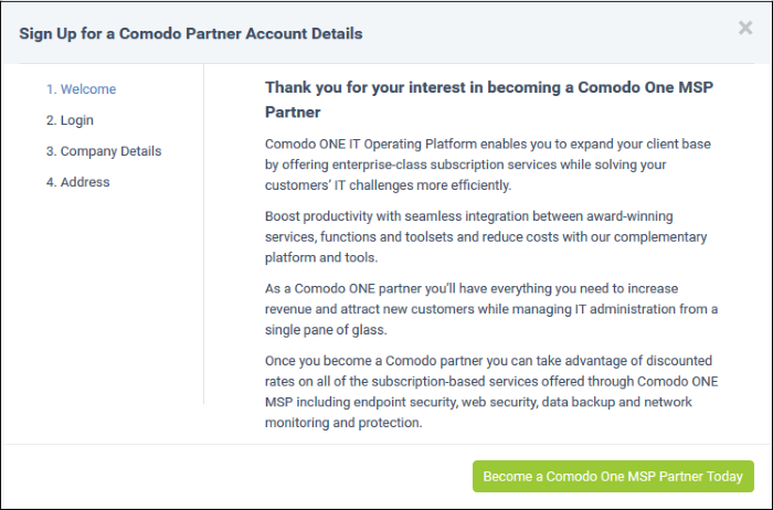 Comodo License Account Details, IT Managed Support Services, Comodo One ...