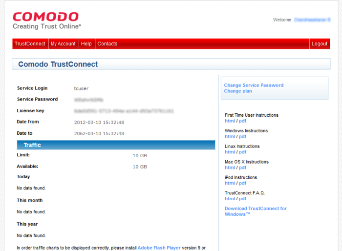 Comodo TrustConnect, SetUp Your Wireless Network Connection, VPN ...