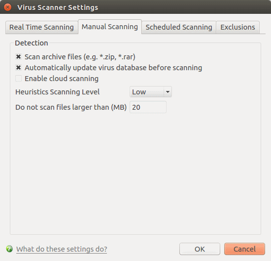 Manual Scan, On-Demand Scan, Virus Scanner | Comodo Client Security for Linux