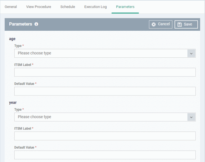Create A Custom Procedure, IT and Security Manager Software, Network Endpoints, Comodo
