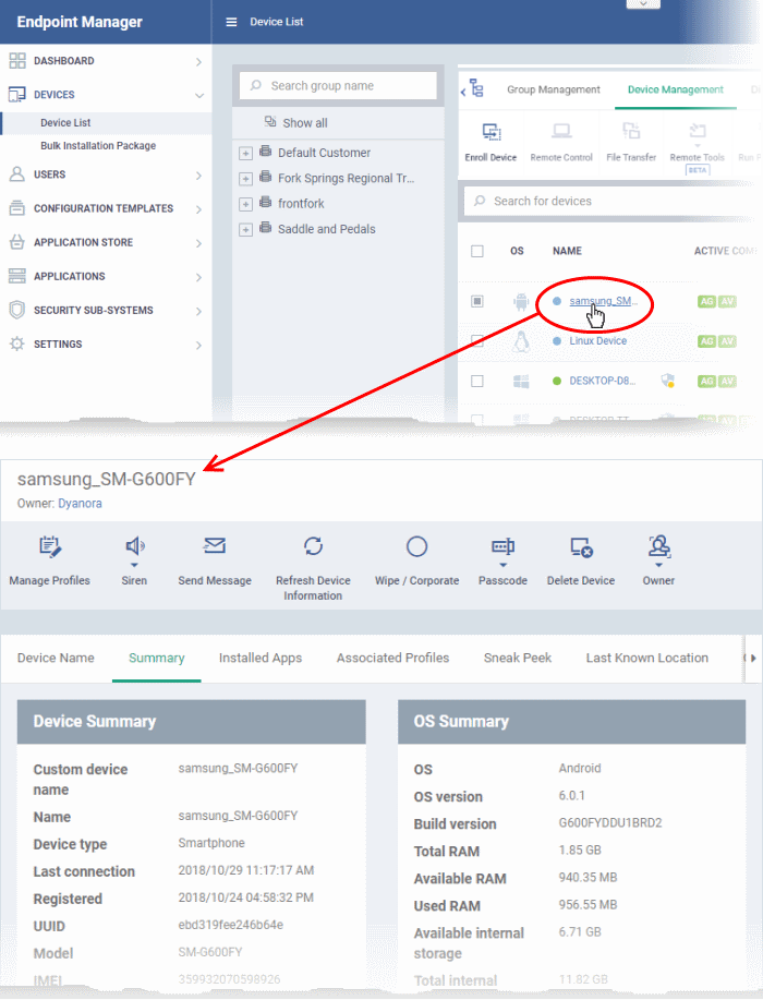 Endpoint Manager - Manage Android/iOS Devices, PC Information Software | ITarian
